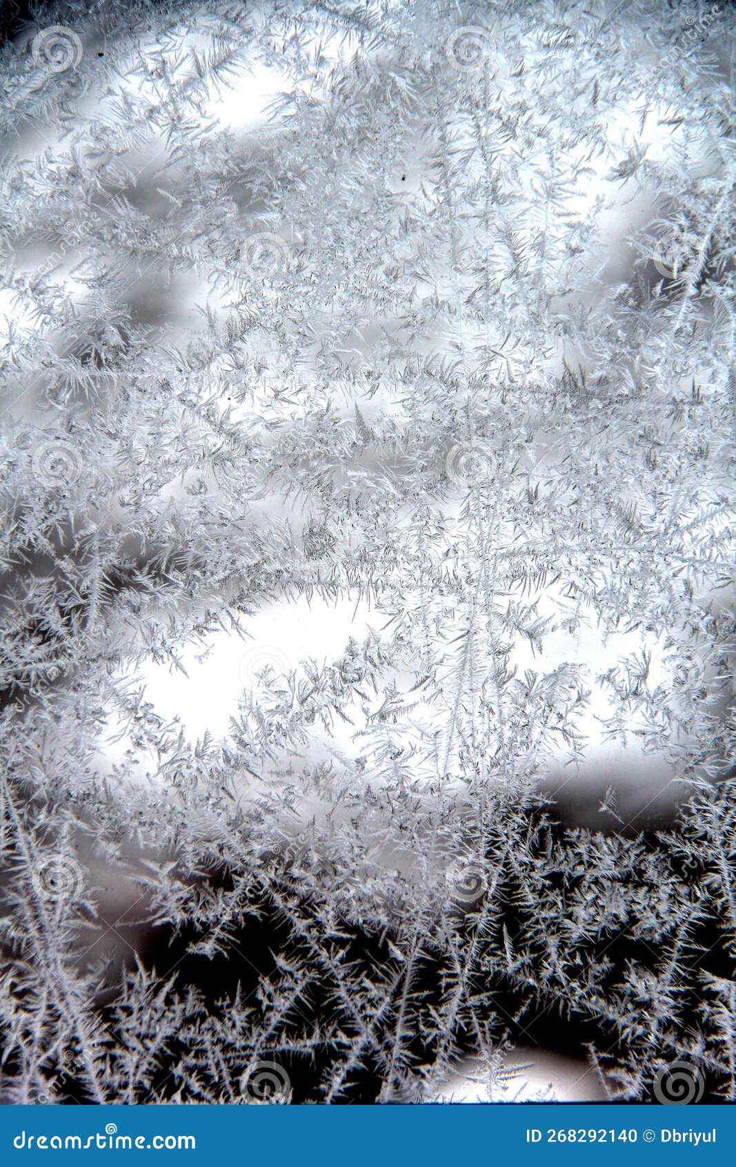 Frosted Ice Patterns on Exterior Window Pane Stock Photo - Image of ...