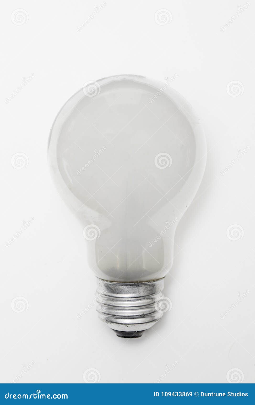Frosted Light Bulb stock image. Image of glass, intelligence - 109433869