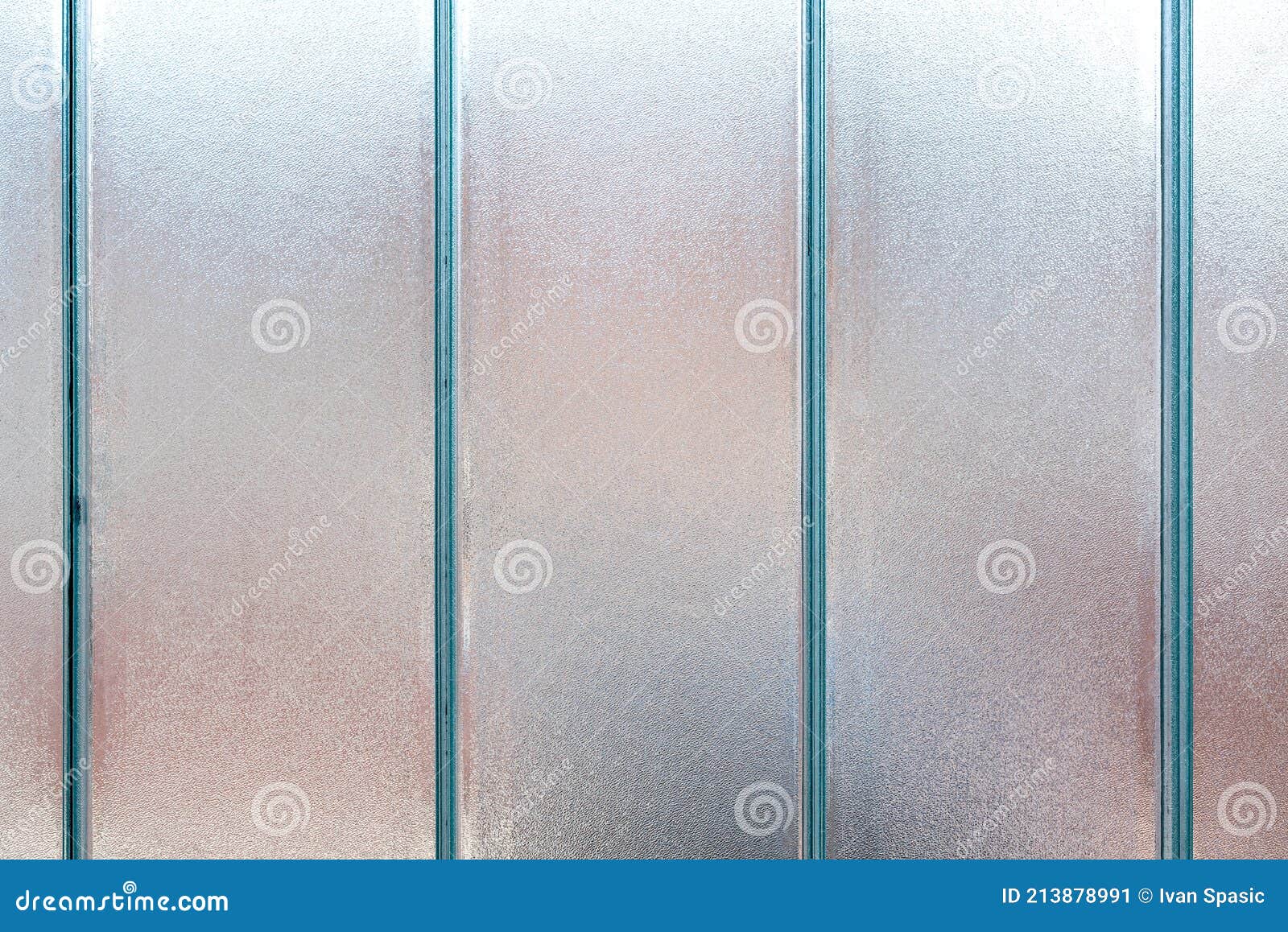 Frosted Patterned Glass on a Tiled Window Stock Image - Image of ...