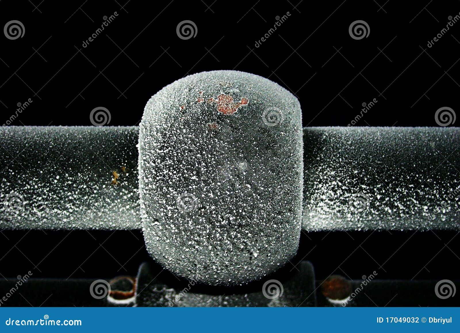 Frosted pipe stock photo. Image of nature, frozen, white - 17049032