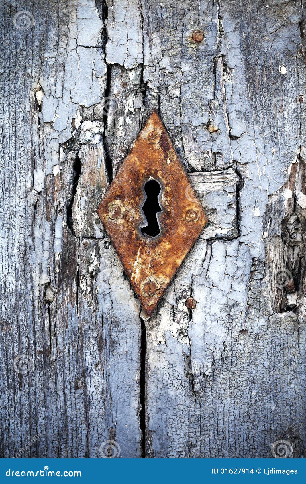 Frosted Rusty Keyhole stock photo. Image of hole, detail - 31627914