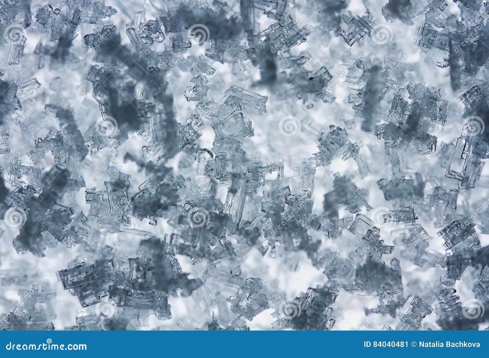 Frosty Background from Transparent Ice Crystals Stock Image - Image of ...