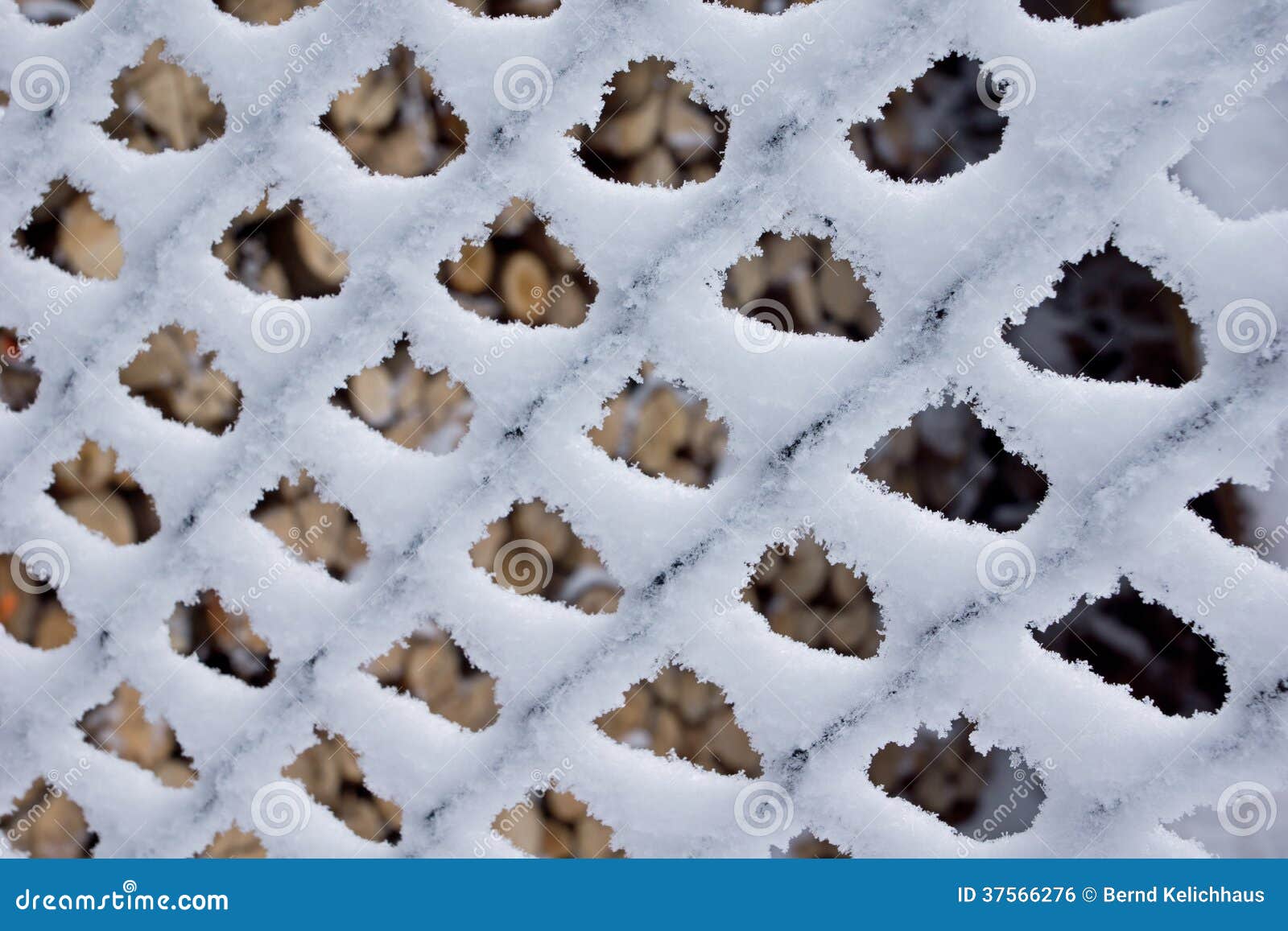 Frosty Fence - Winter Texture Stock Photo - Image of bright, nature ...