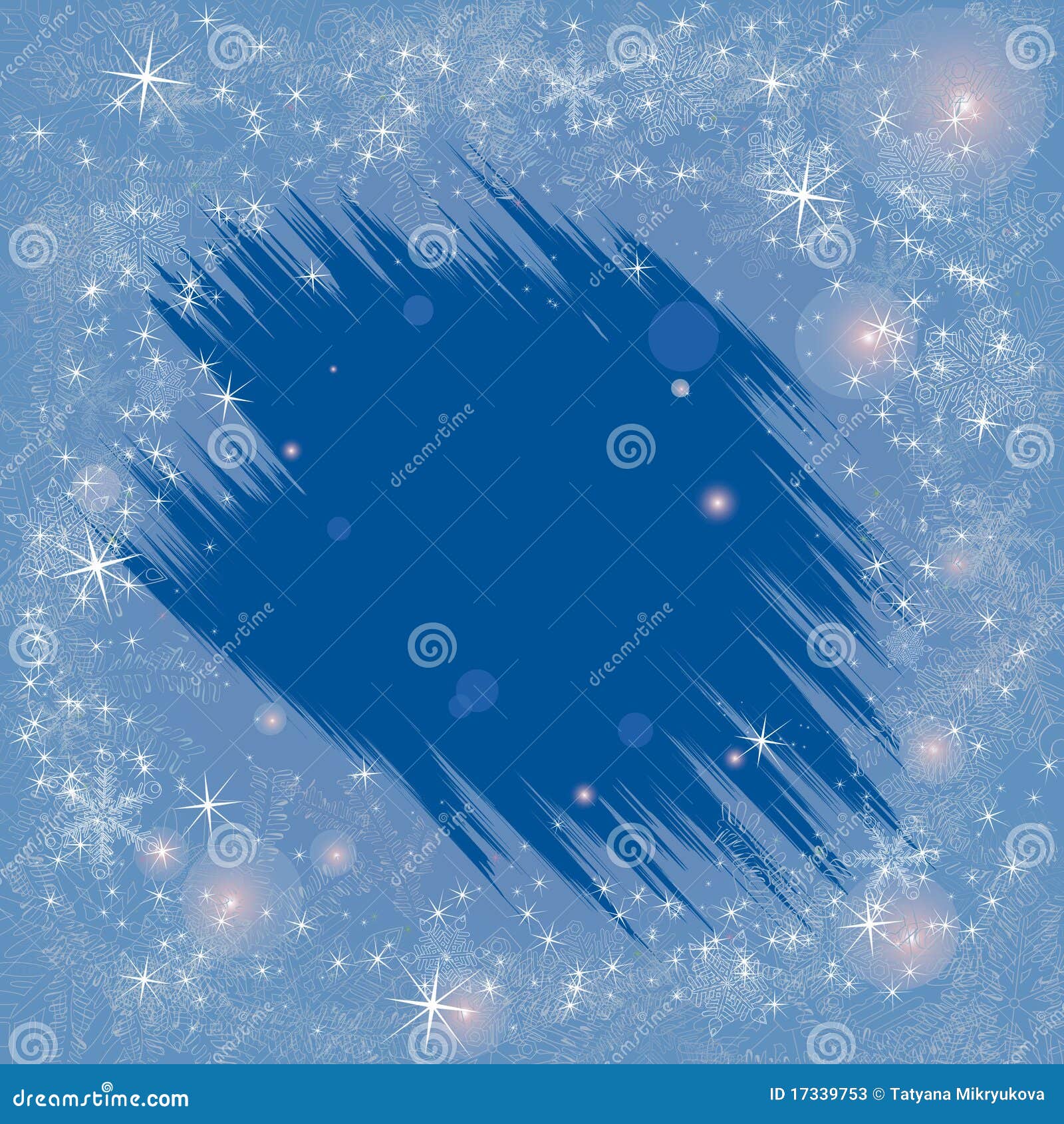 Frosty frame stock vector. Illustration of icing, celebrate - 17339753