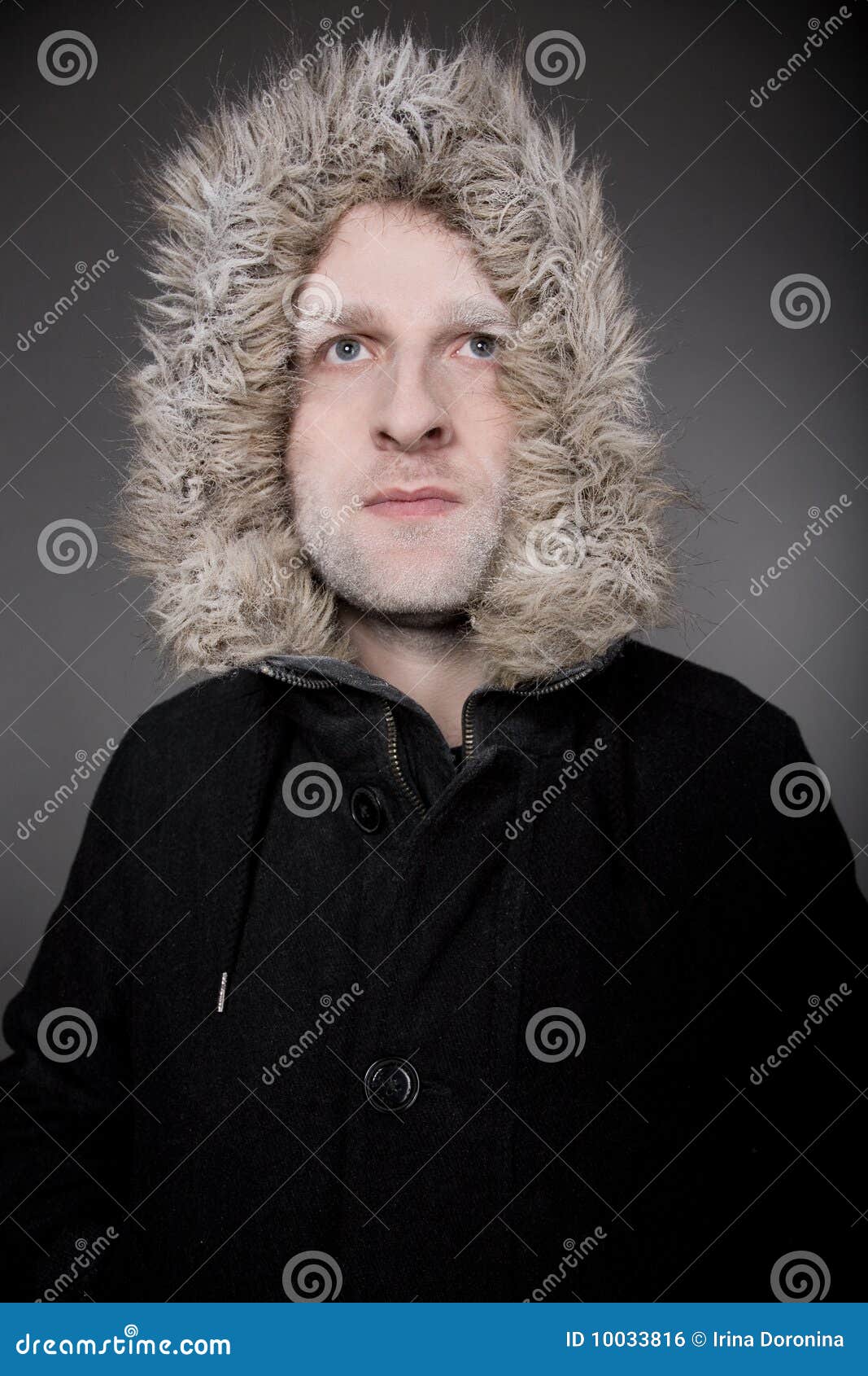 Frosty man stock photo. Image of adult, person, toughness - 10033816