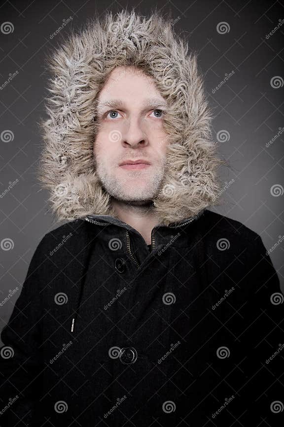 Frosty man stock photo. Image of adult, person, toughness - 10033816