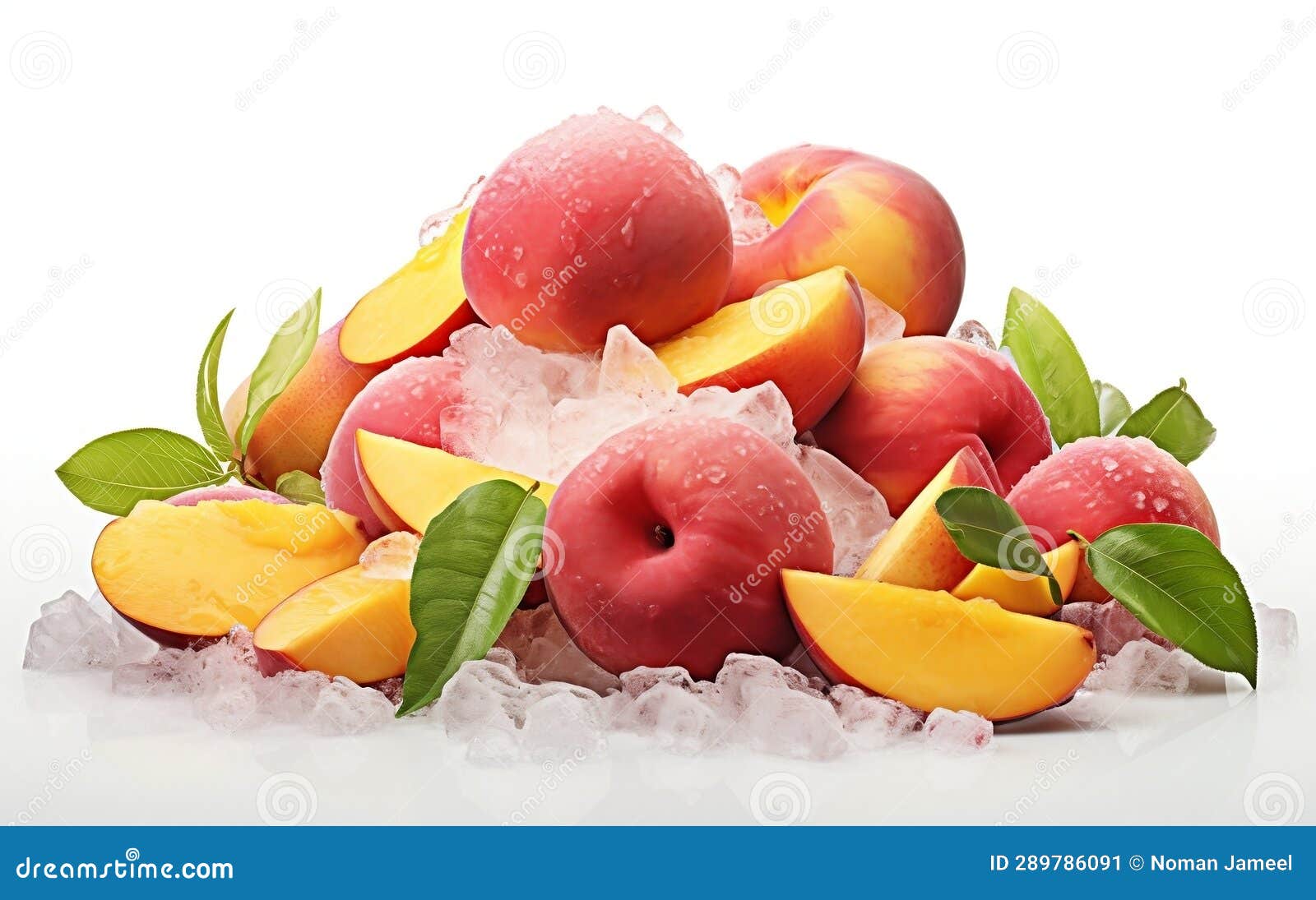 Frosty Mango Blend. Generative by Ai Stock Image - Image of refreshing ...