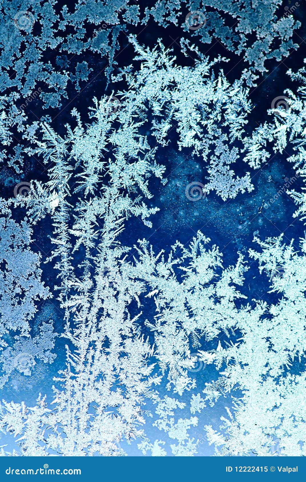Frosty Pattern on Window Glass Stock Image - Image of blue, cool: 12222415