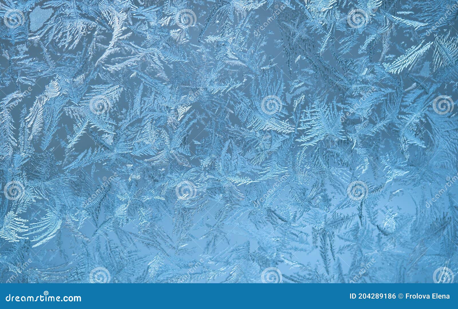 Frosty Pattern on the Window Pane. Winter Background Stock Photo ...