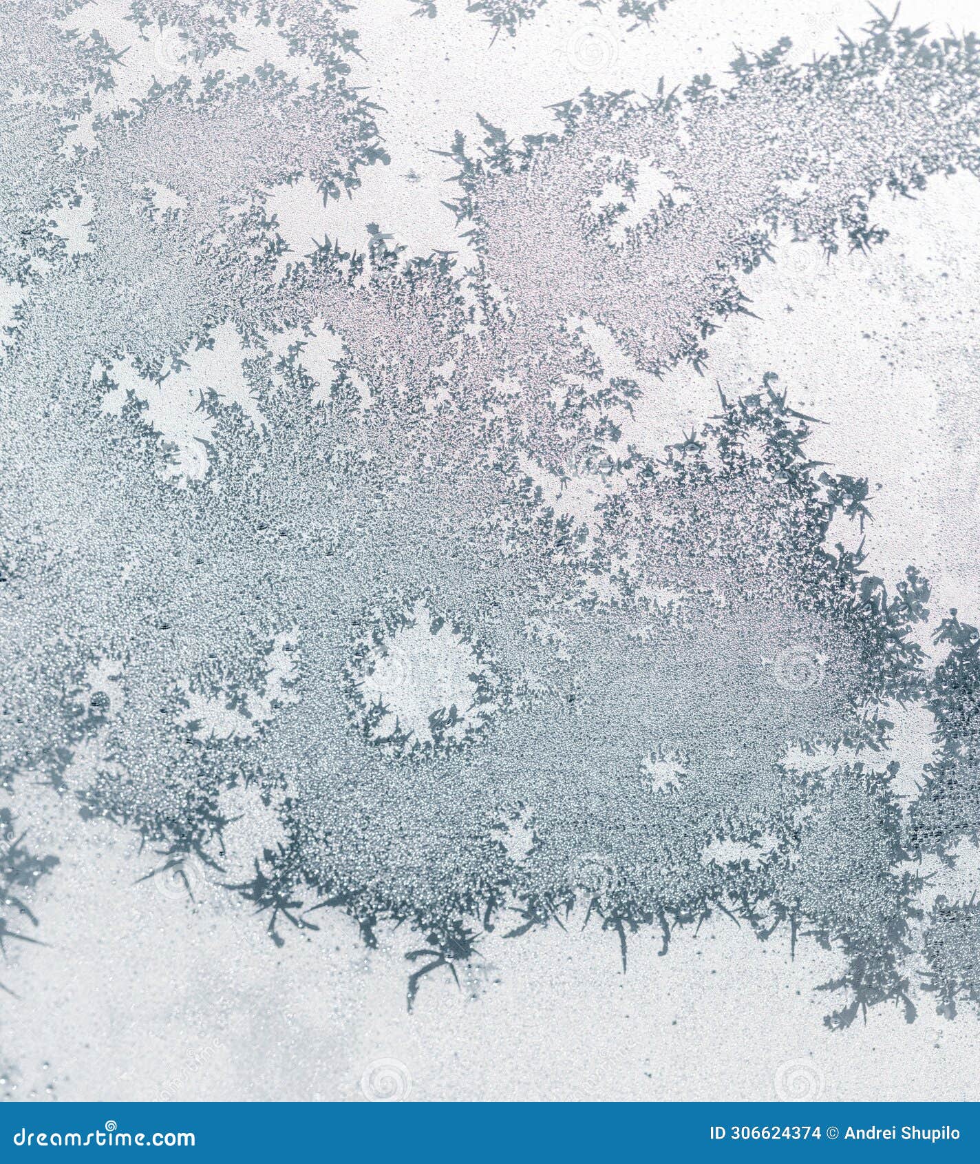 Frosty Patterns on the Window Glass As a Background Stock Photo - Image ...