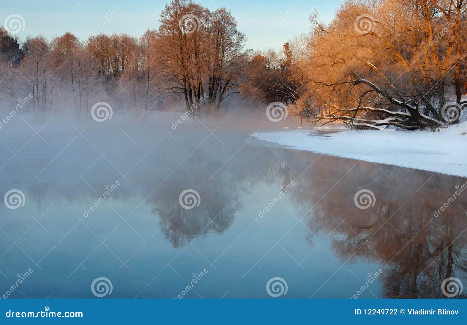 Frosty winter morning stock photo. Image of outdoors - 12249722