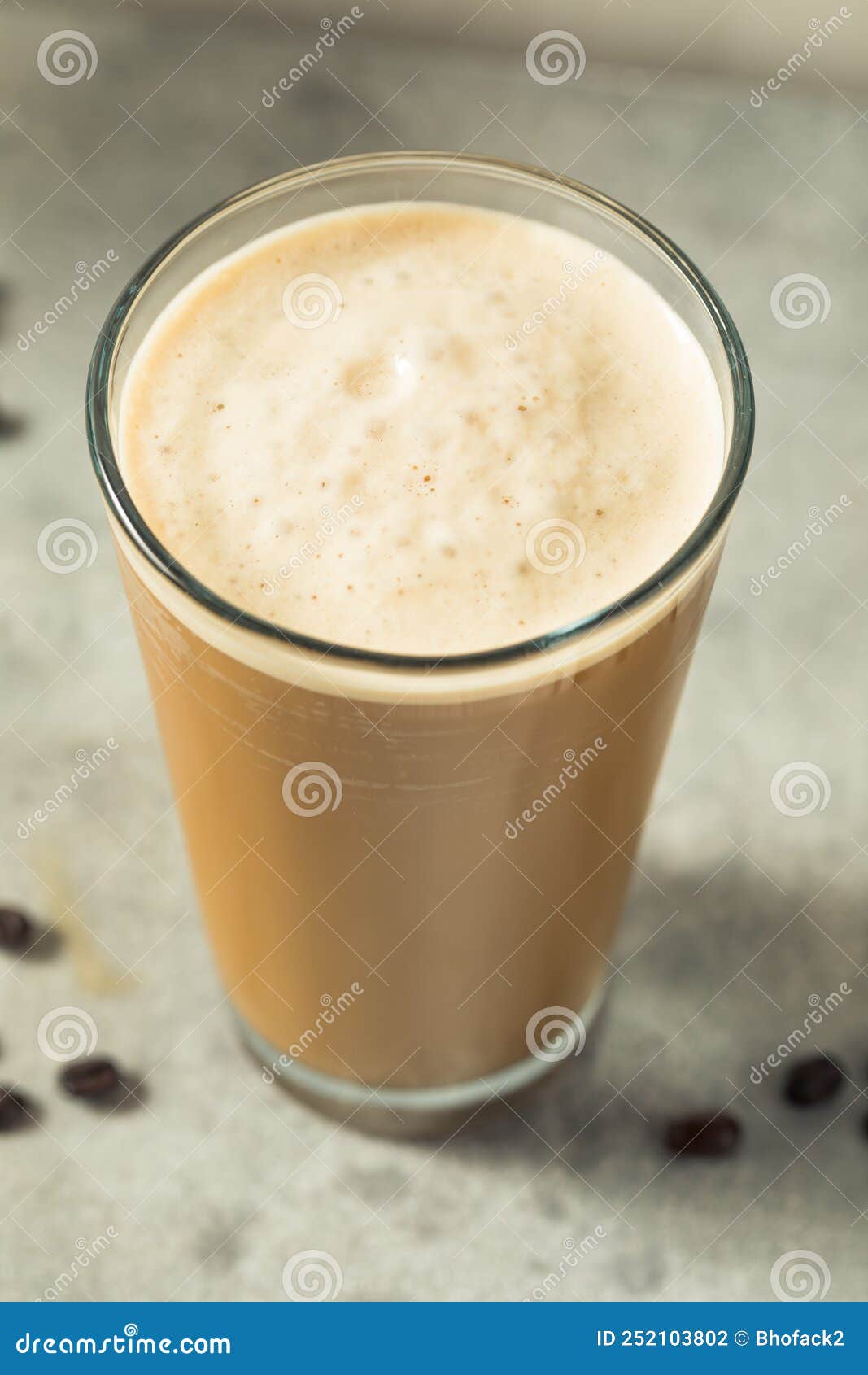 Frothy Cold Brew Nitro Coffee Stock Photo - Image of brown, draft ...
