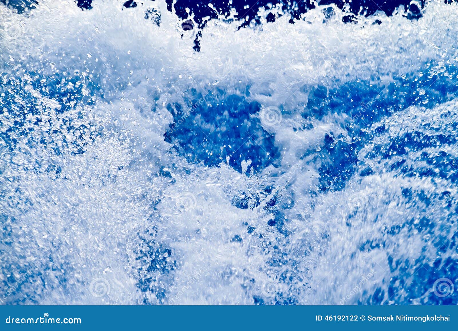 Frothy Water Splash Abstract Background Royalty-Free Stock Image ...