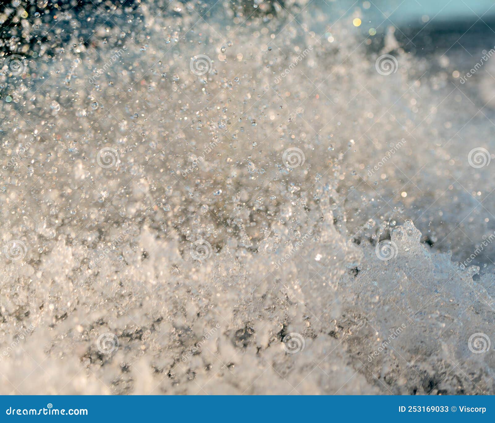 Frothy Water Splash Abstract Background Stock Image - Image of frothy ...