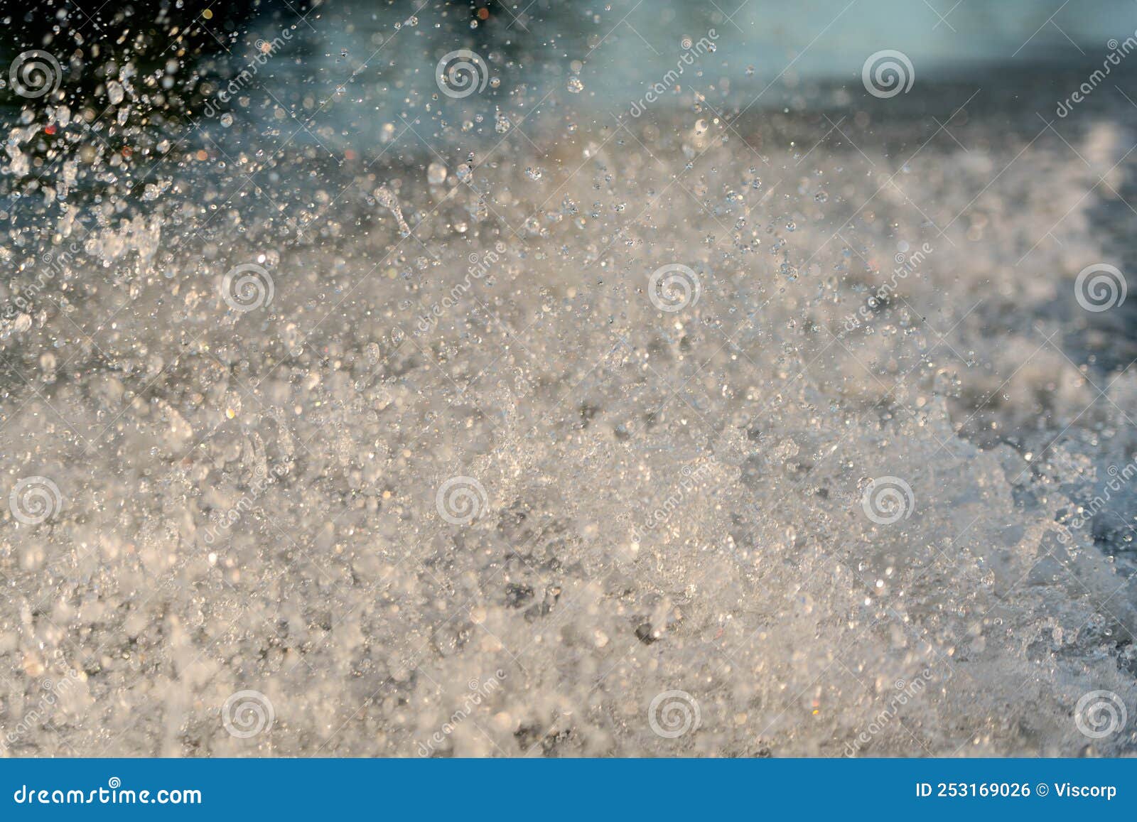 Frothy Water Splash Abstract Background Royalty-Free Stock Image ...