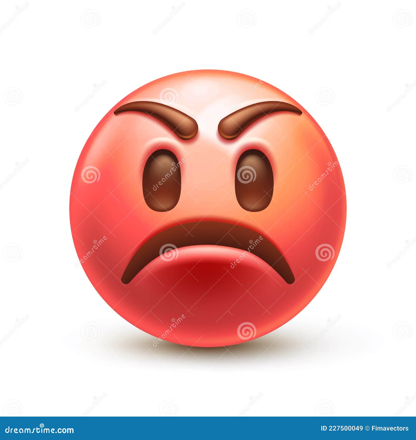 Angry pouting emoji stock vector. Illustration of circle - 227500049 Angry pouting emoji stock vector. Illustration of circle - 227500049