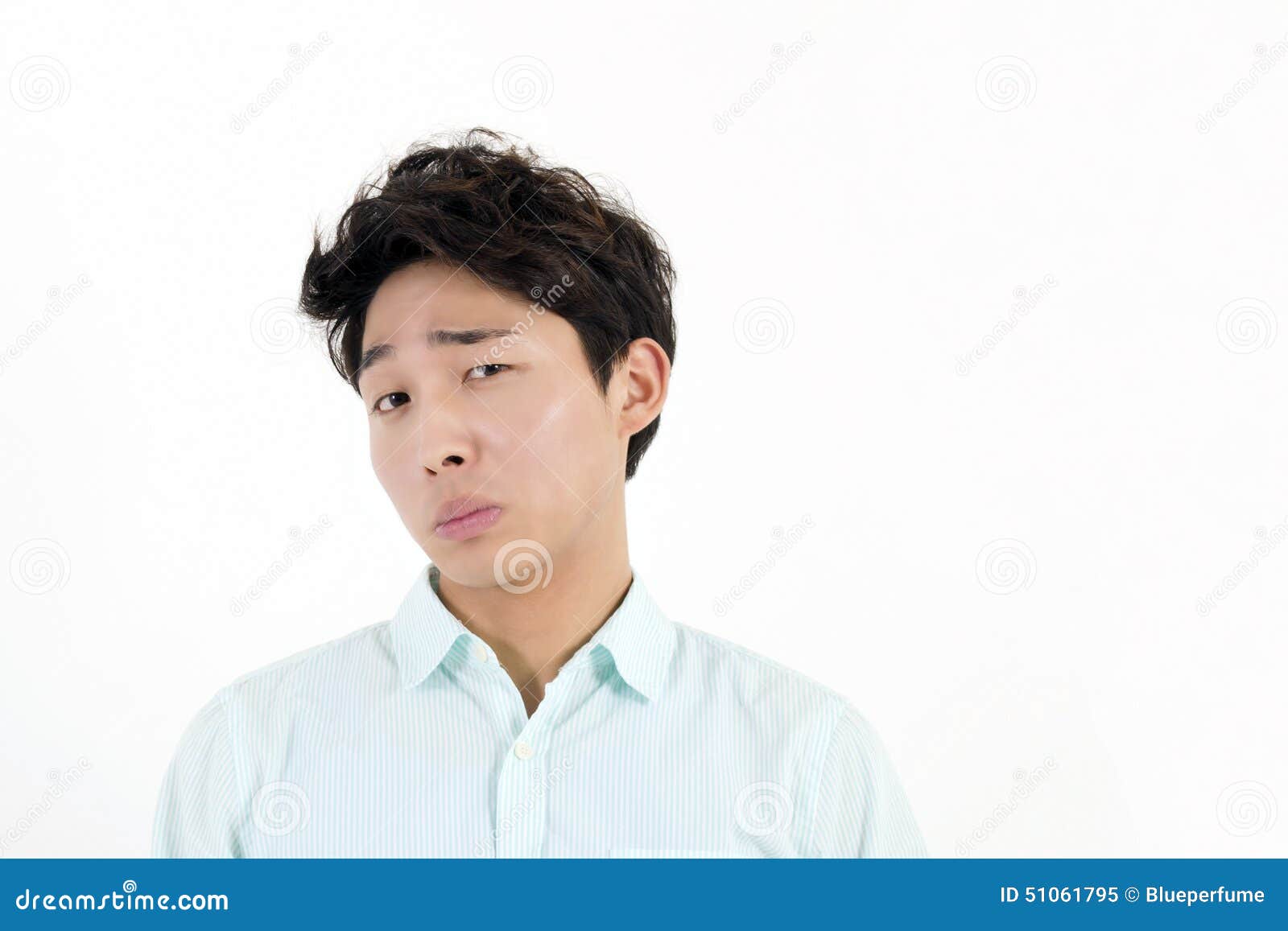 Frowning Asian Male Student Stock Image - Image of korean, college ...