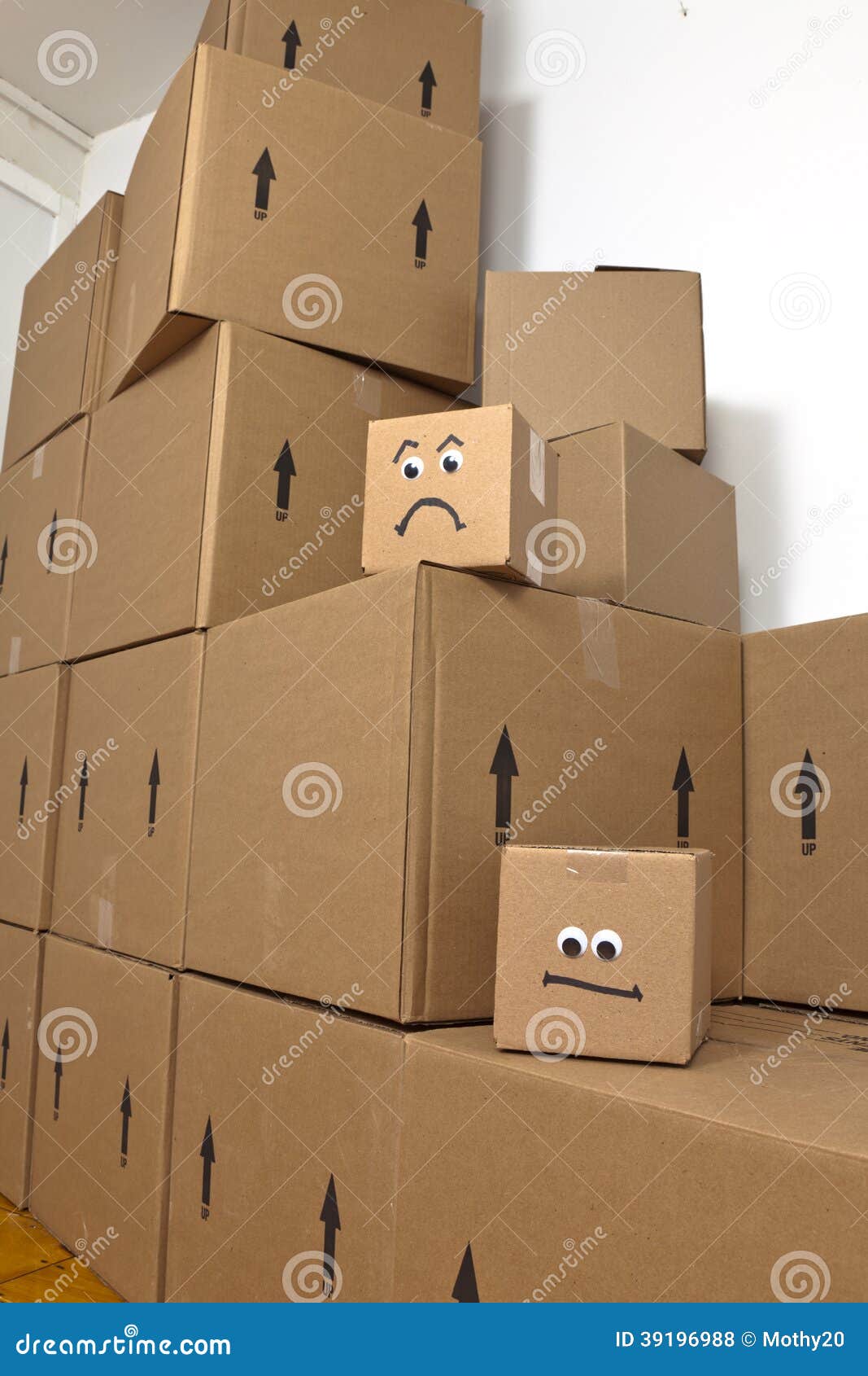 Frowning Box stock photo. Image of funny, moving, inspire - 39196988