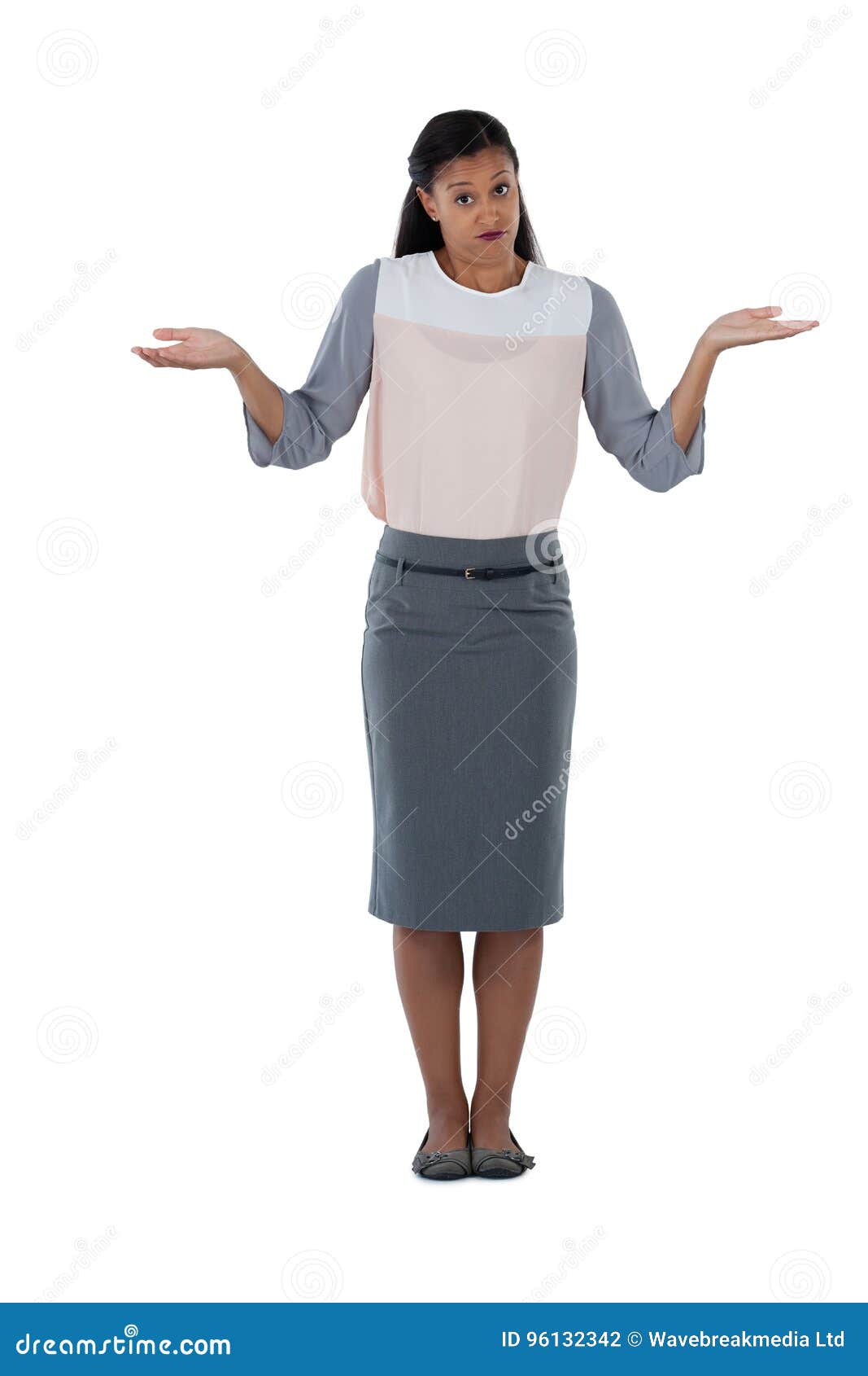Frowning Businesswoman Shrugging Her Shoulders Stock Photo - Image of ... Frowning Businesswoman Shrugging Her Shoulders Stock Photo - Image of ...