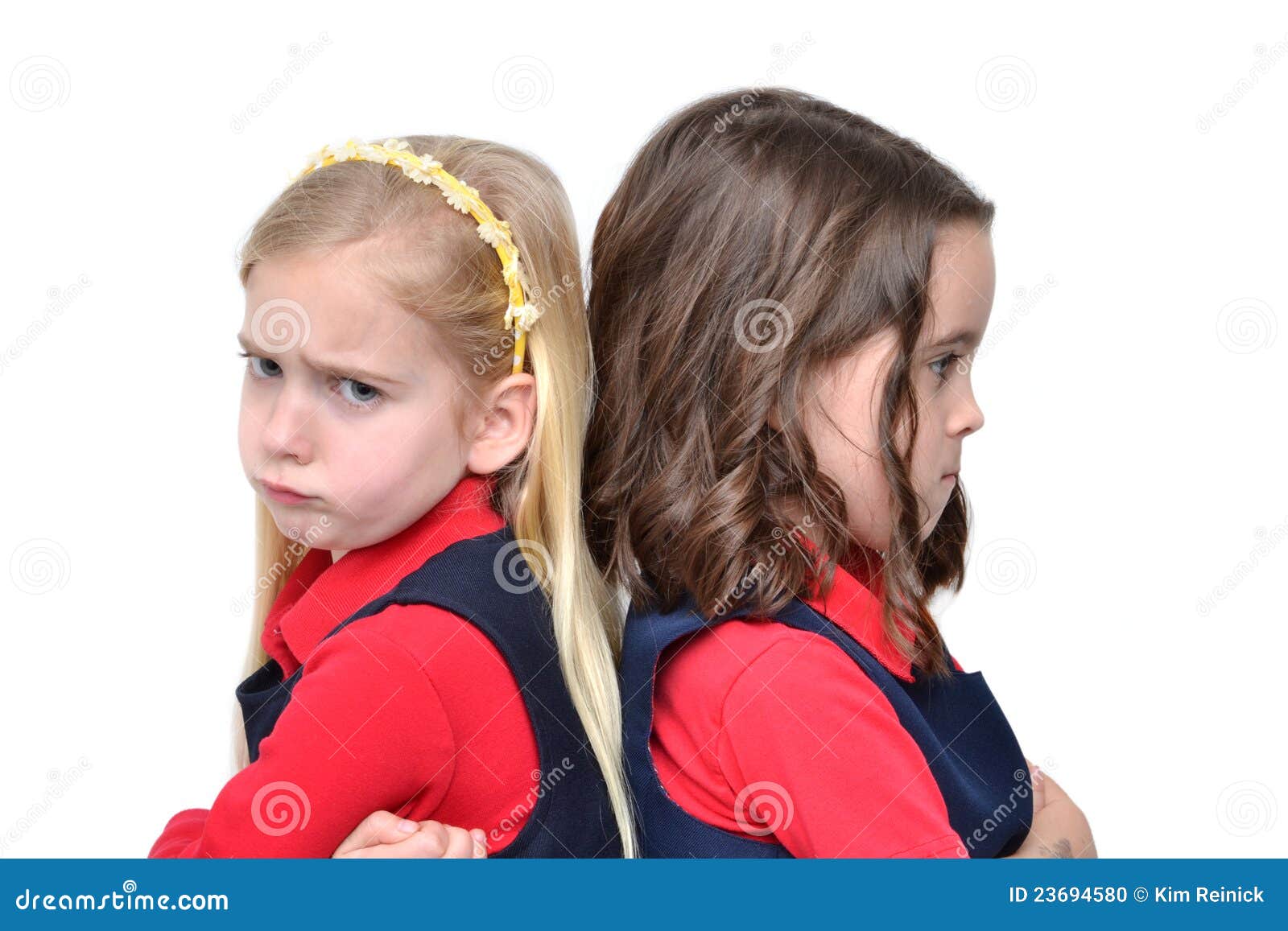 Frowns stock photo. Image of girls, expression, family - 23694580
