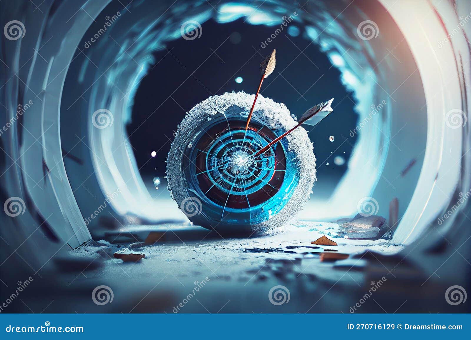 Frozen Arrow Stock Image | CartoonDealer.com #12049459