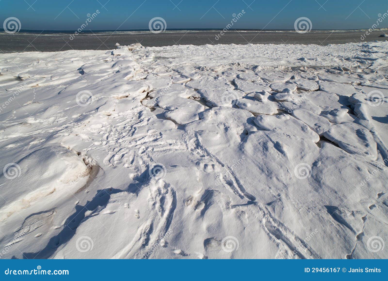 Frozen Baltic sea. stock image. Image of cool, outdoor - 29456167