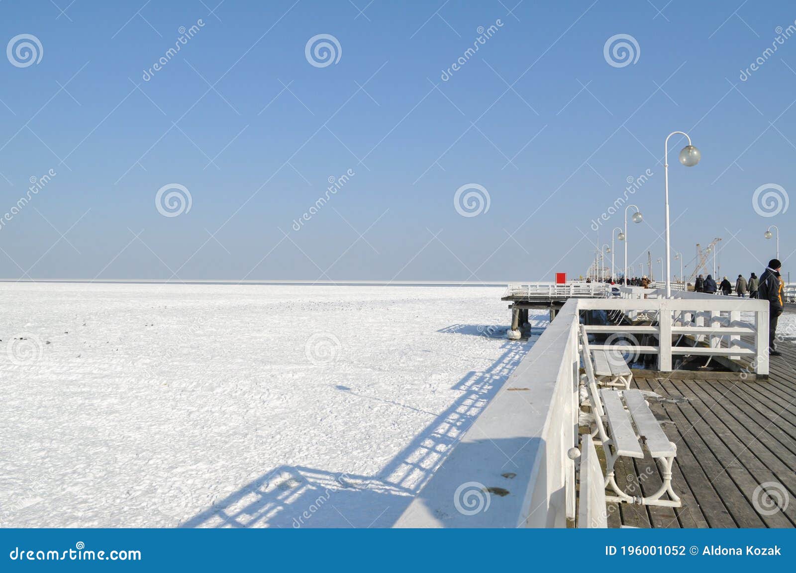 Frozen Baltic Sea in Winter Ice and Snow Stock Photo - Image of cold ...