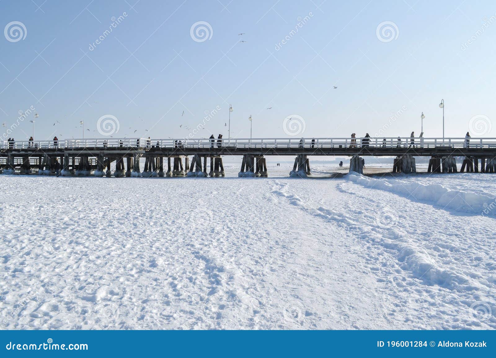 Frozen Baltic Sea in Winter Ice and Snow Stock Photo - Image of north ...