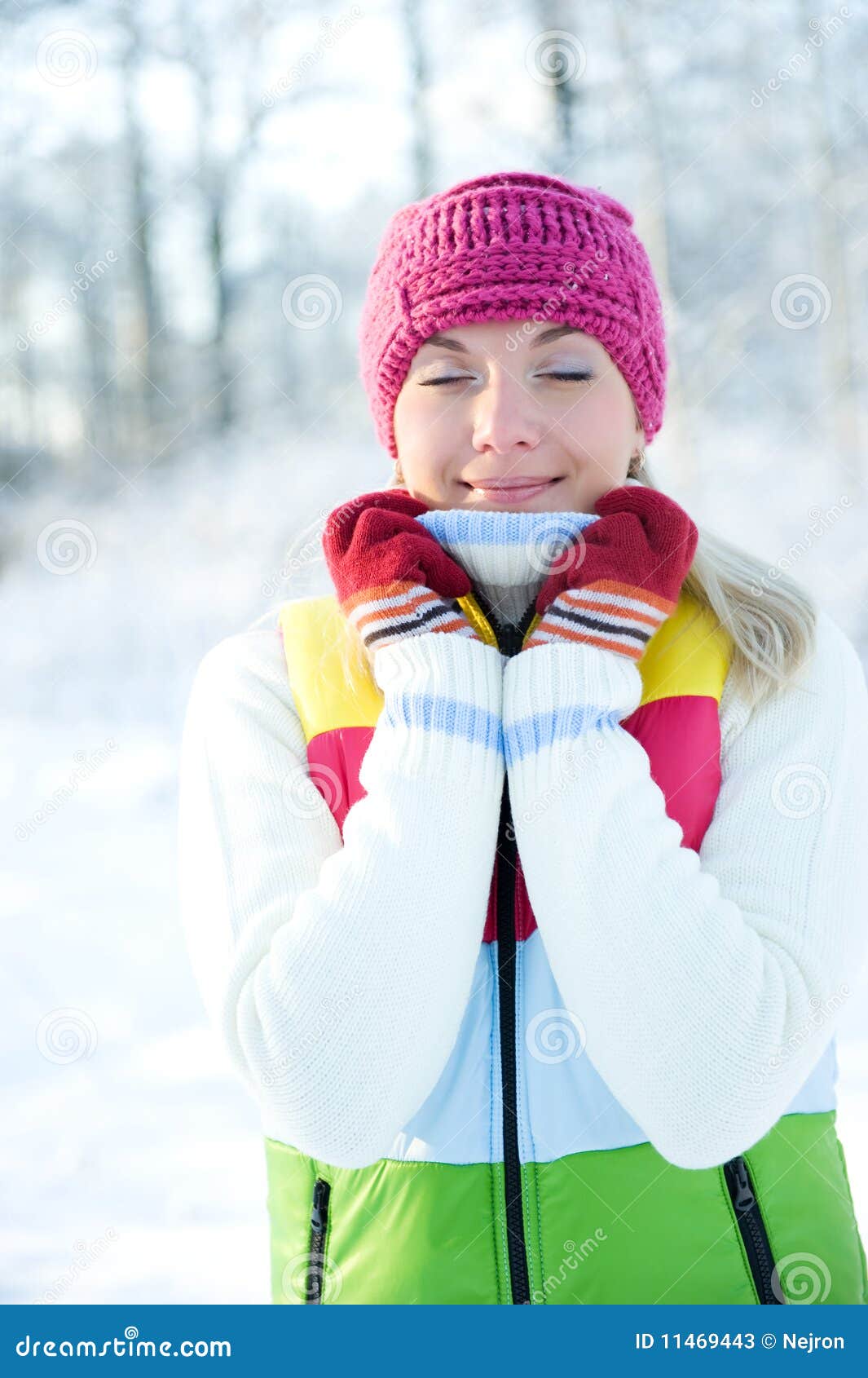 Frozen beautiful woman stock image. Image of cool, bright - 11469443