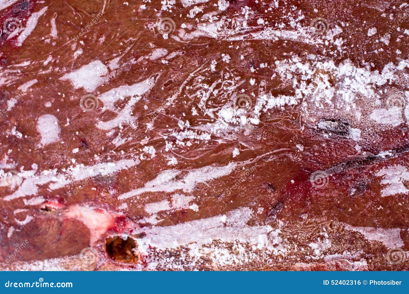 Frozen Beef Liver for Background Stock Photo - Image of frozen ...