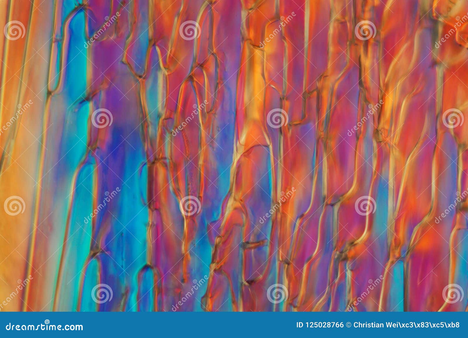Frozen Beer Under a Microscope, Dark Wheat Beer. Stock Photo - Image of ...