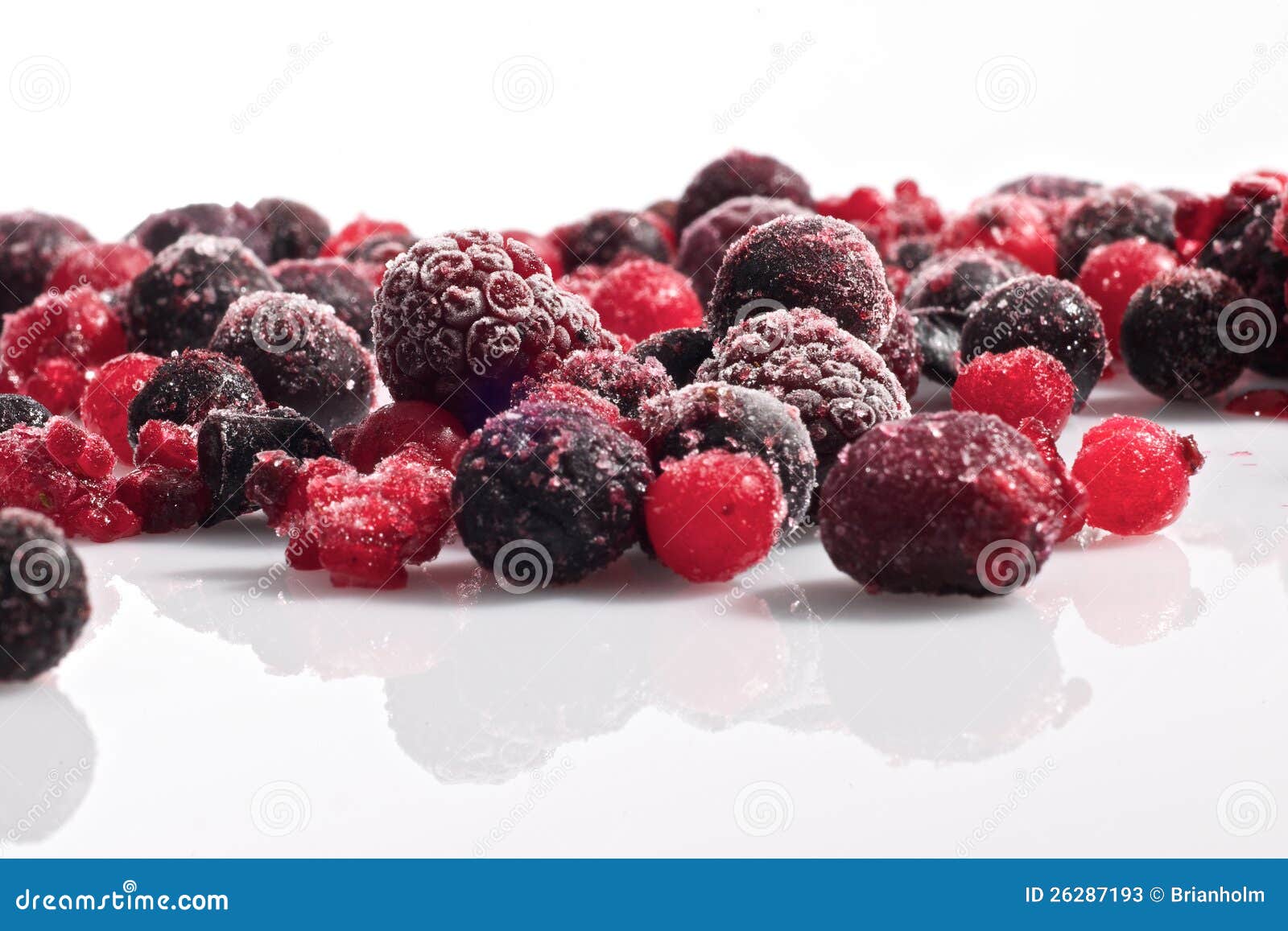 Frozen berries stock image. Image of fruits, closeup - 26287193