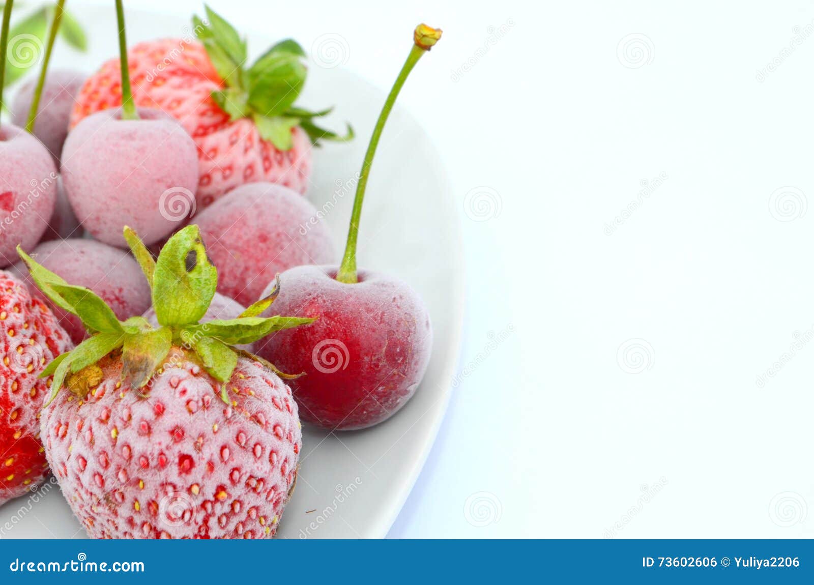 Frozen Berries - Strawberries, Cherries Stock Photo - Image of berries ...