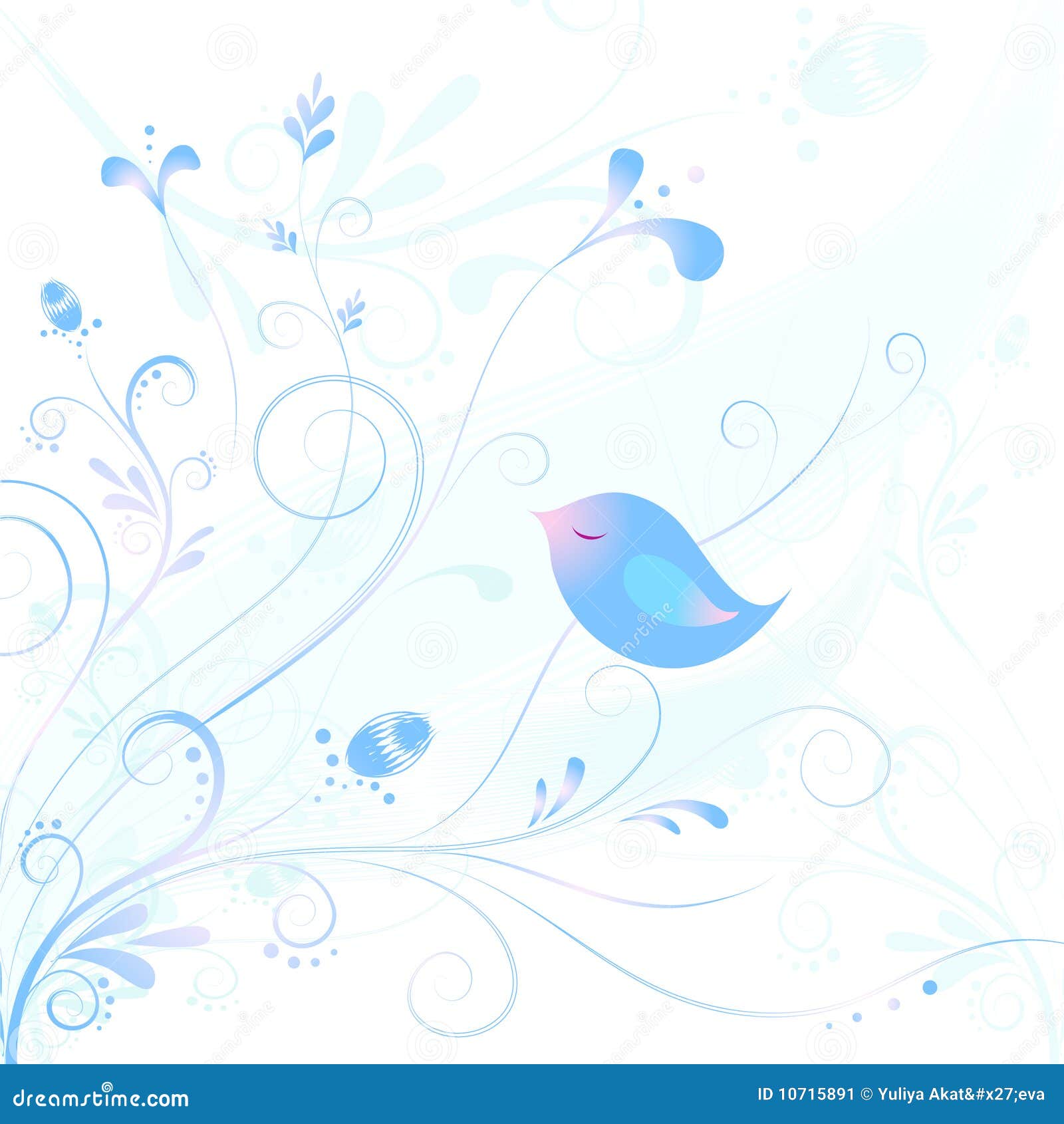 Frozen bird stock vector. Illustration of abstract, design - 10715891