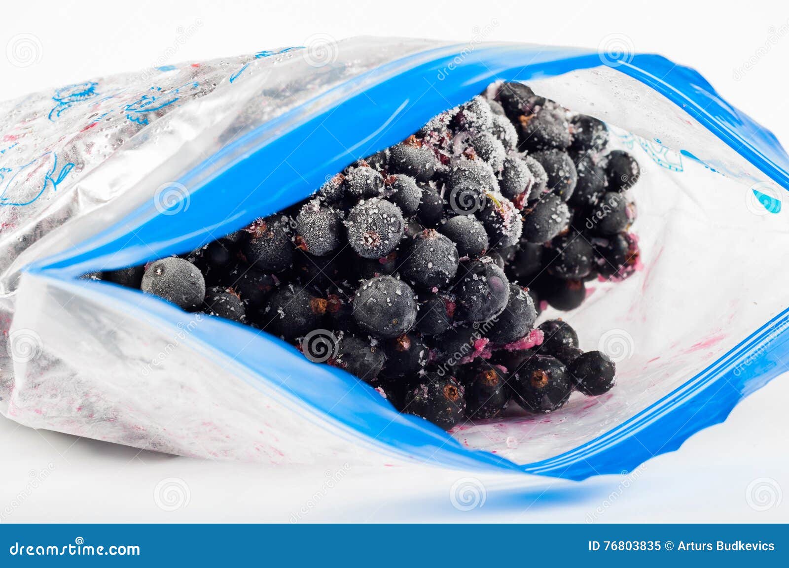 Frozen blueberries stock image. Image of healthy, blueberries - 76803835