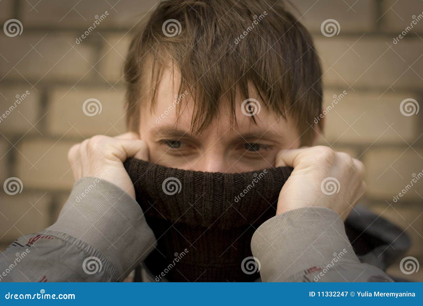 Frozen boy stock image. Image of sick, sadness, fall - 11332247