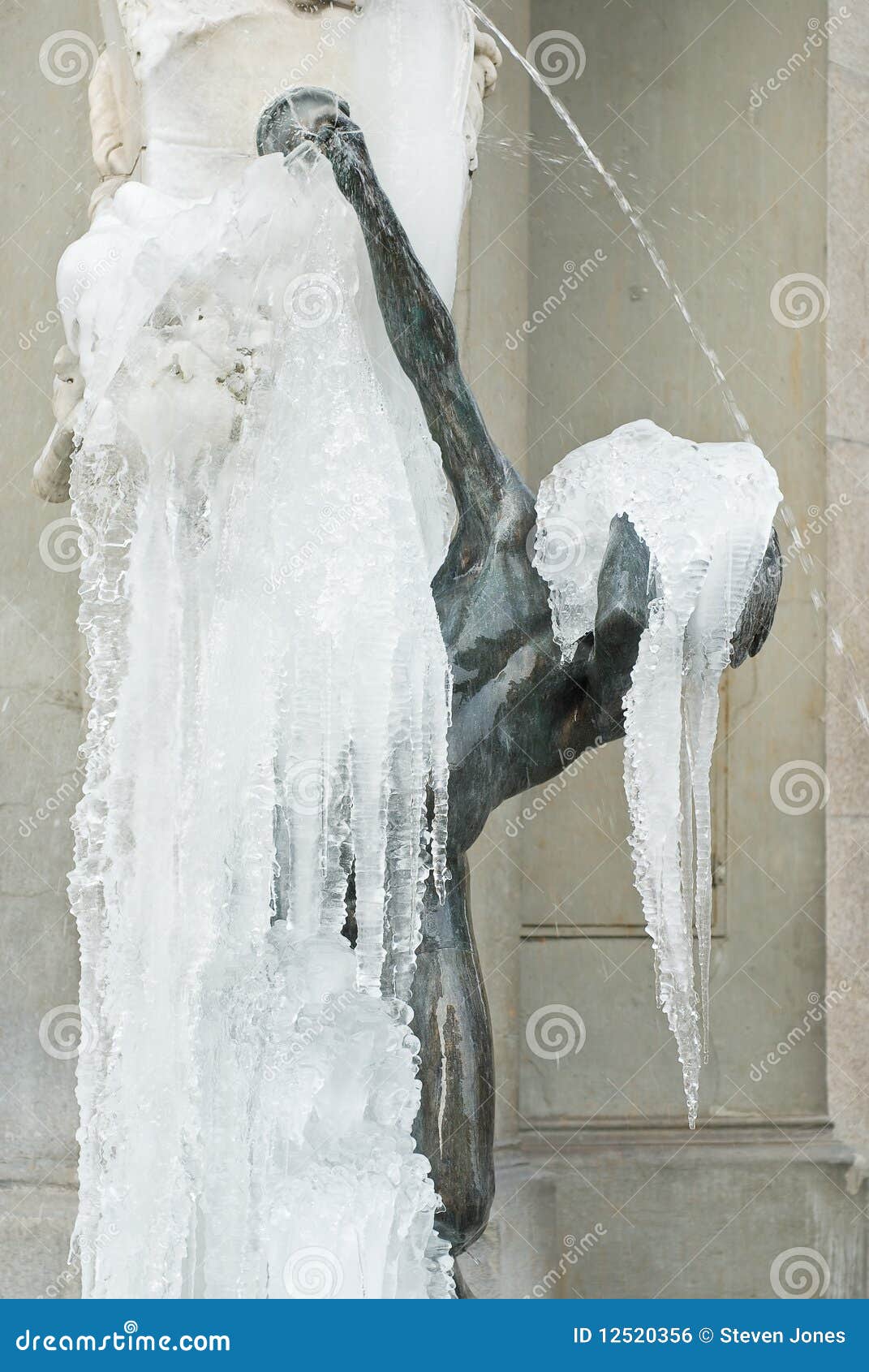 Frozen Boy stock photo. Image of monument, artistic, frozen - 12520356