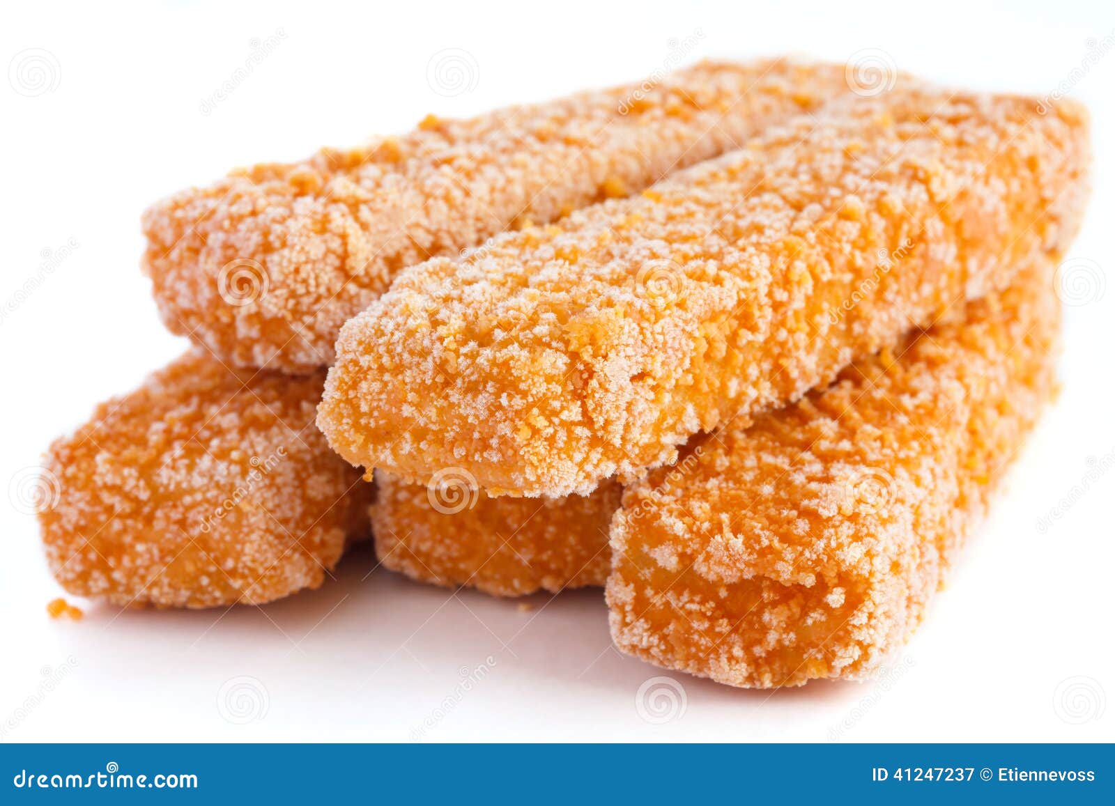 Frozen Bread Crumbed Fish Fingers Stock Image - Image of isolated ...