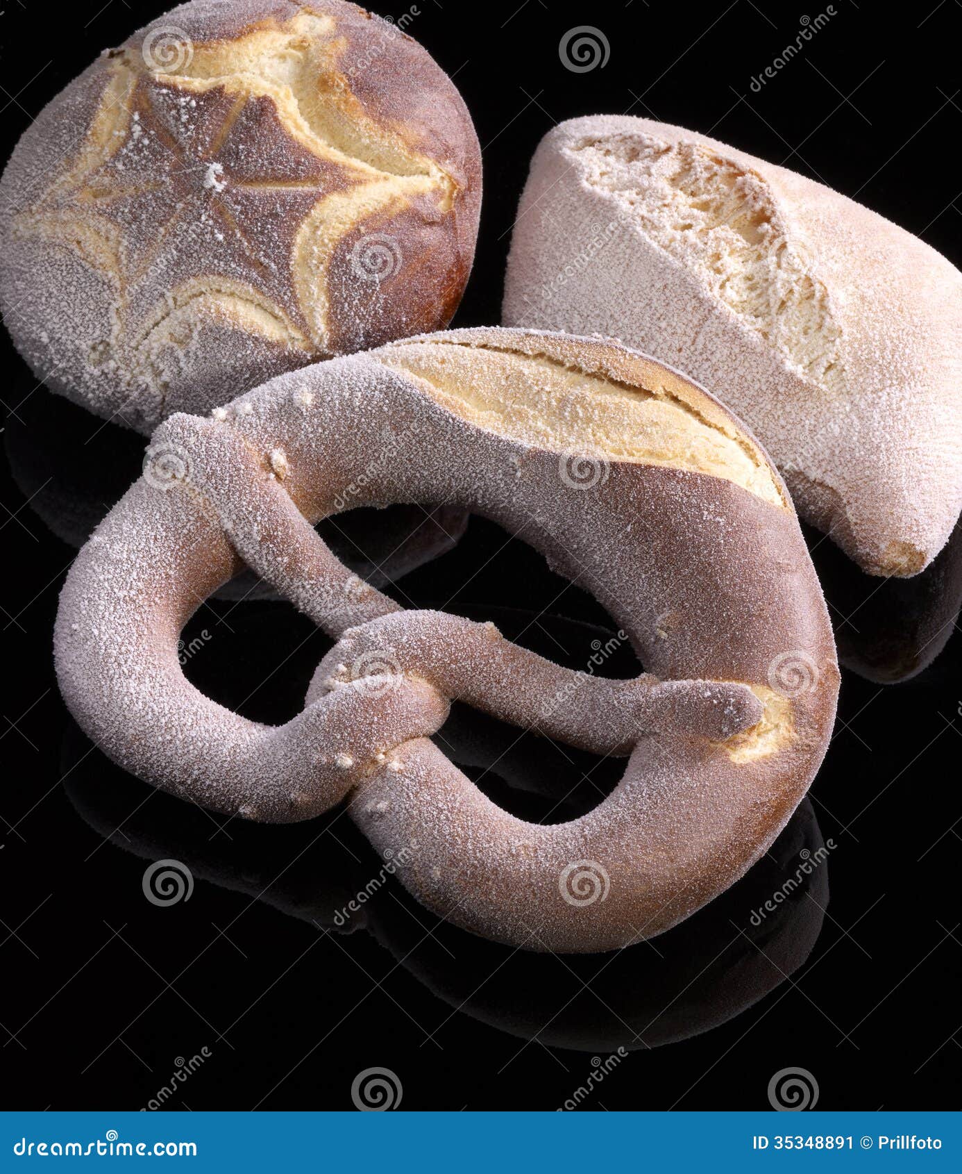 Frozen bread rolls stock image. Image of frost, bread - 35348891