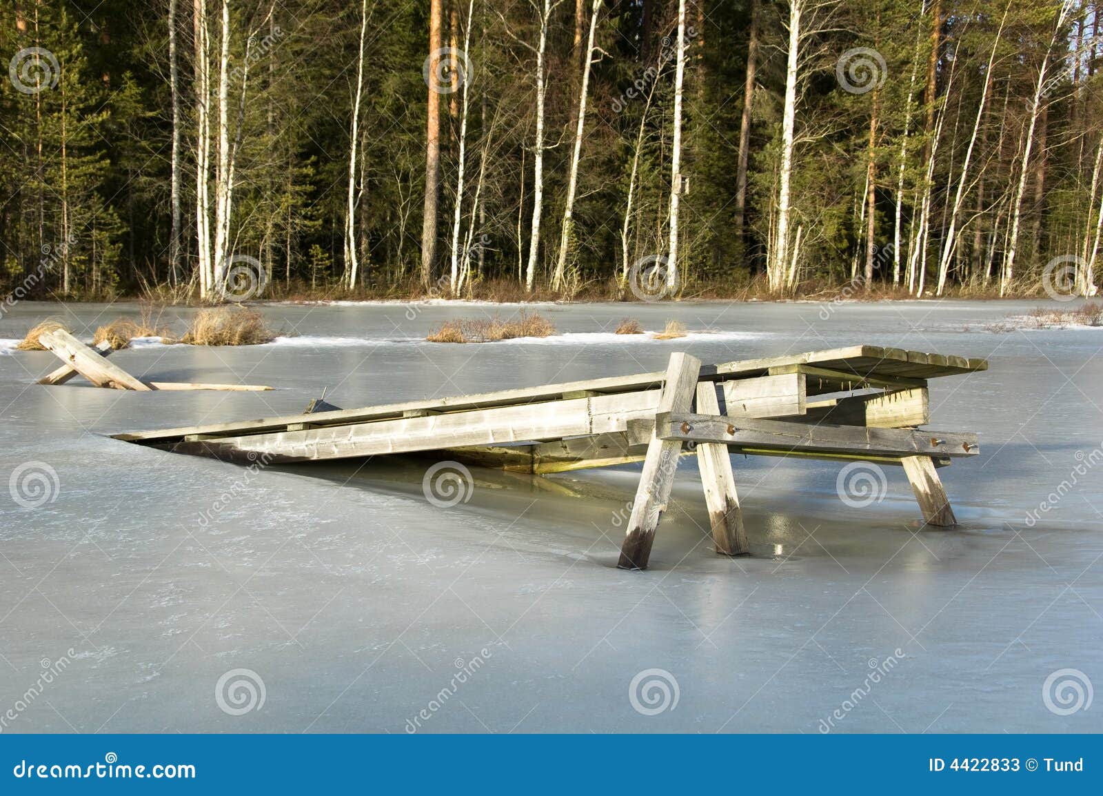 Frozen Bridge Picture. Image: 4422833