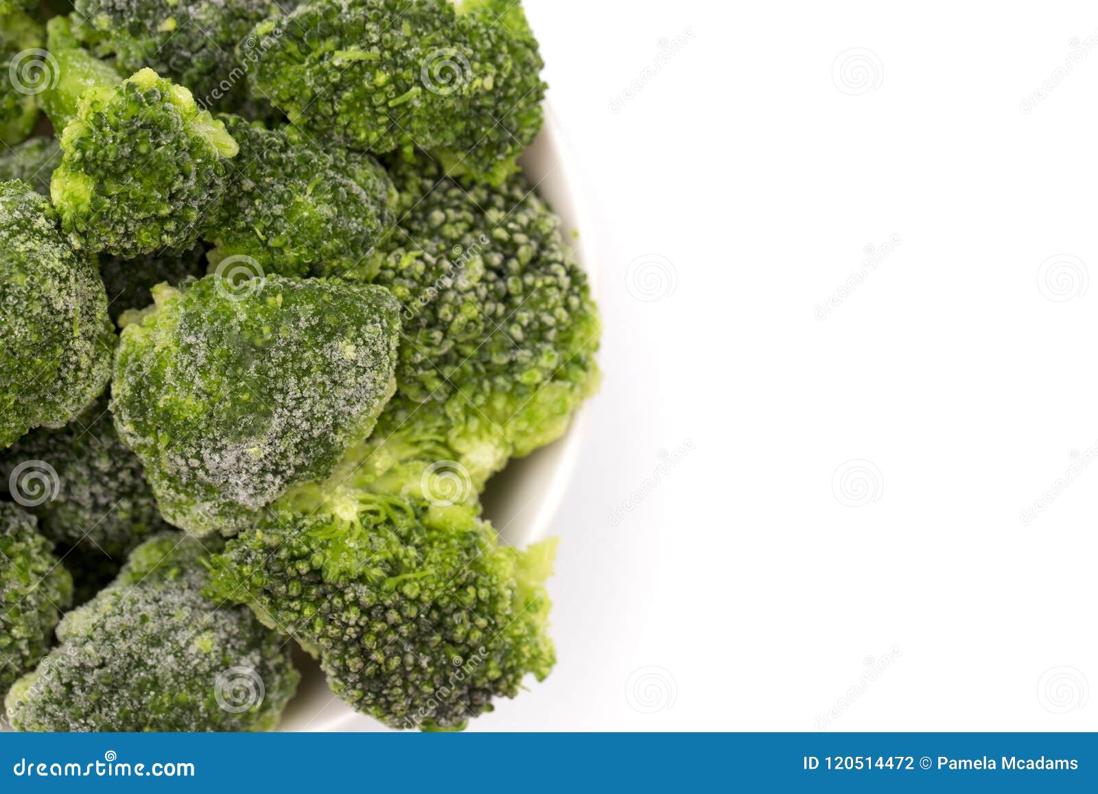 Broccoli on a White Background Stock Photo - Image of white, pieces ...