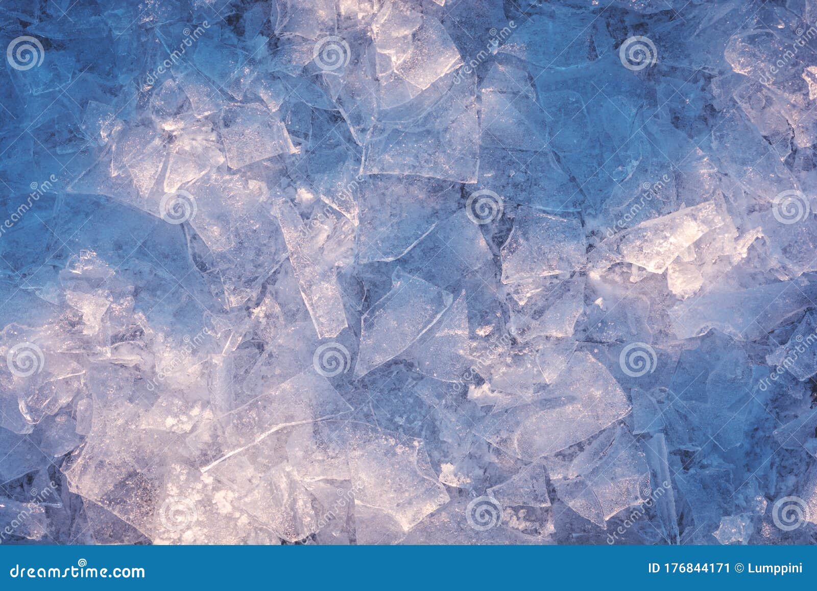 Frozen Broken Ice . Abstract Winter Background Stock Image - Image of ...
