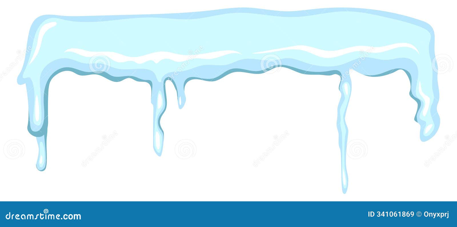 Frozen Cap. Cold Decorative Effect Stock Illustration - Illustration of ...