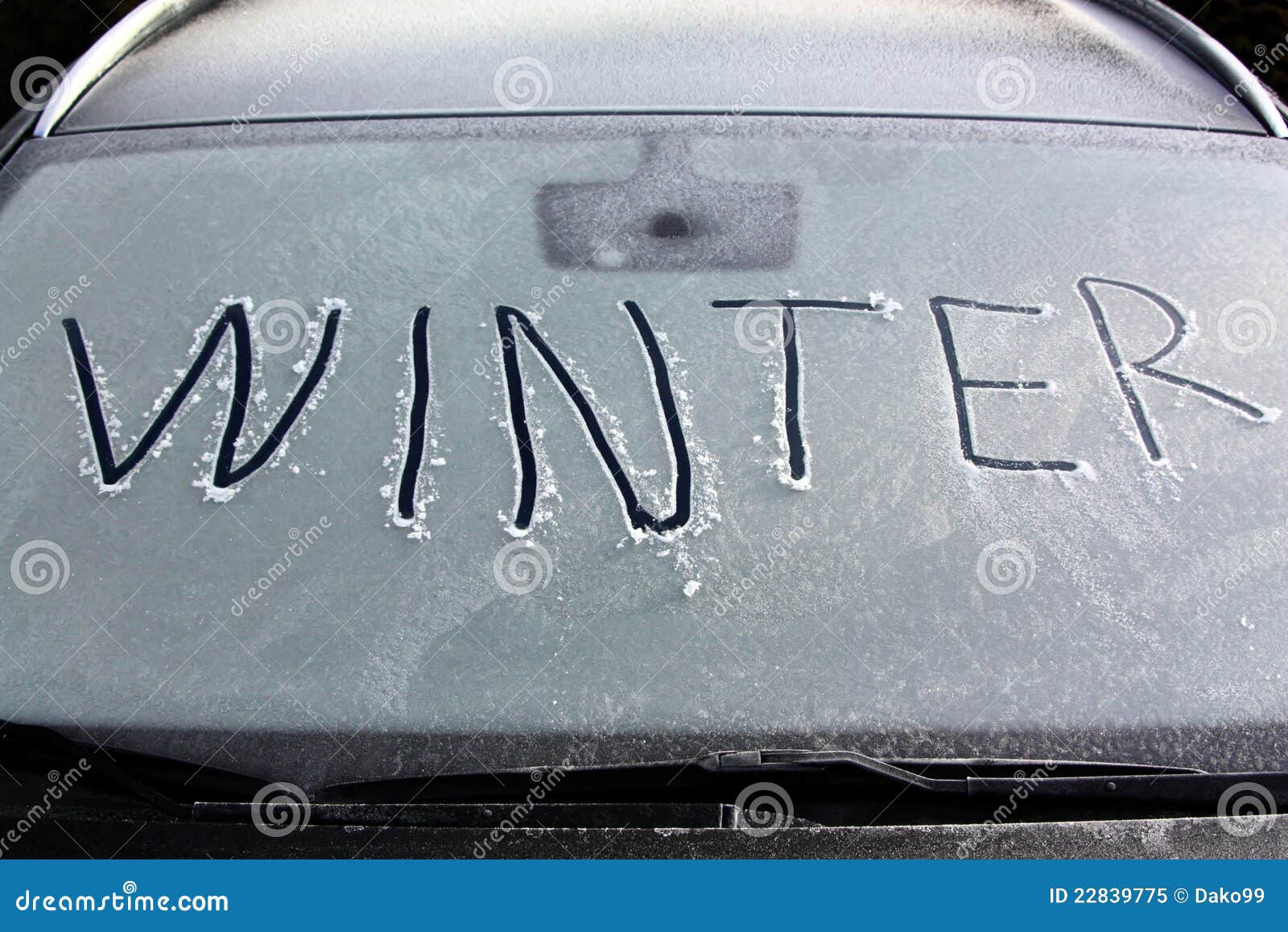 Frozen car stock image. Image of november, december, january - 22839775
