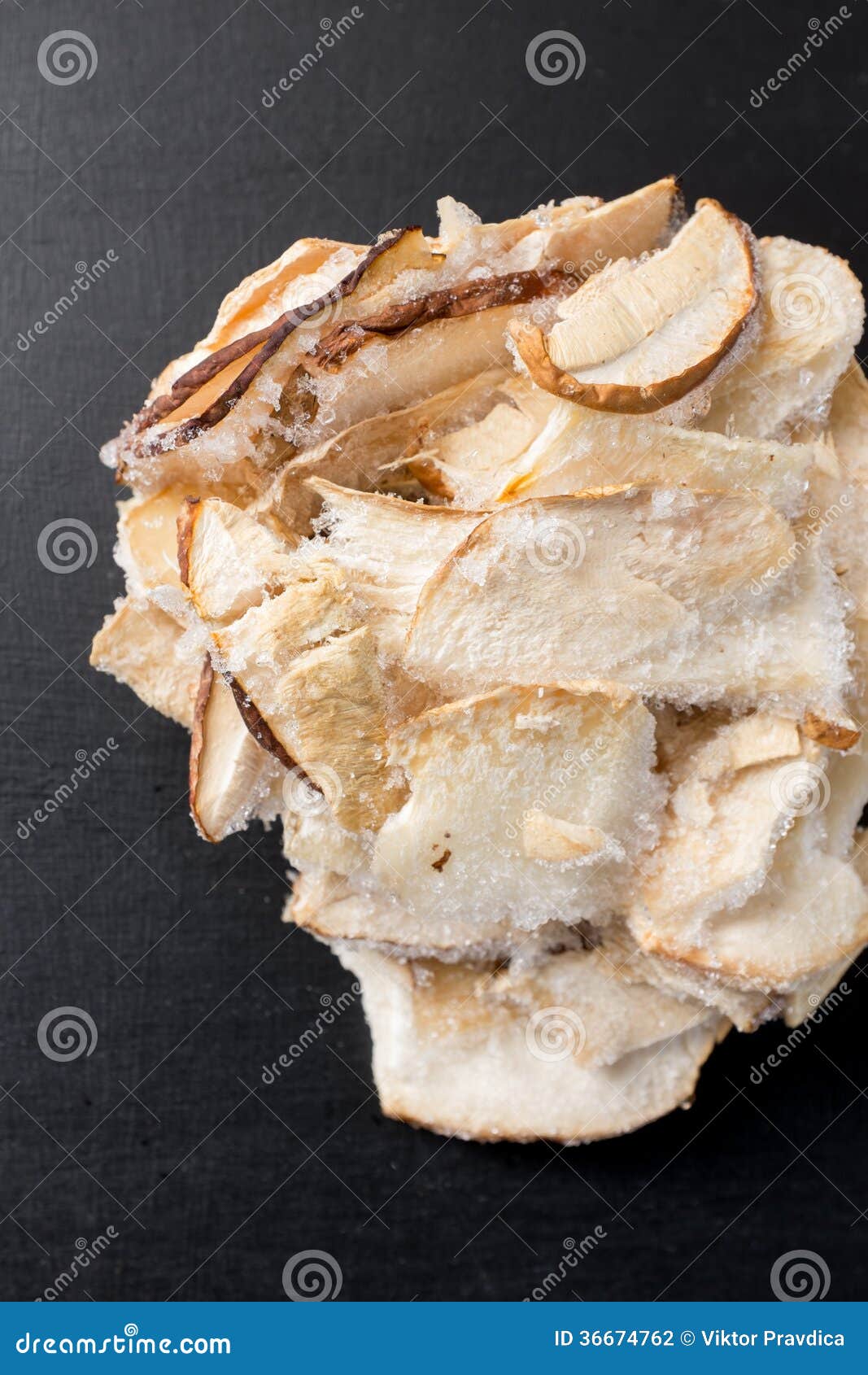 Frozen cepe mushrooms stock photo. Image of edible, piece - 36674762