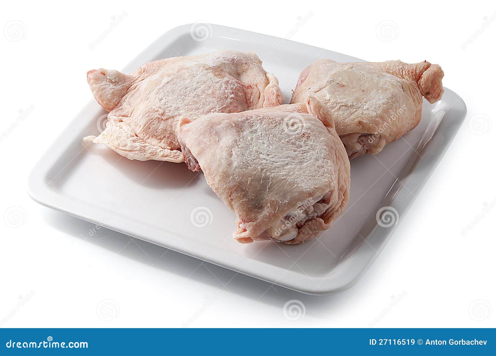 Frozen chicken meat stock image. Image of turkey, plate - 27116519