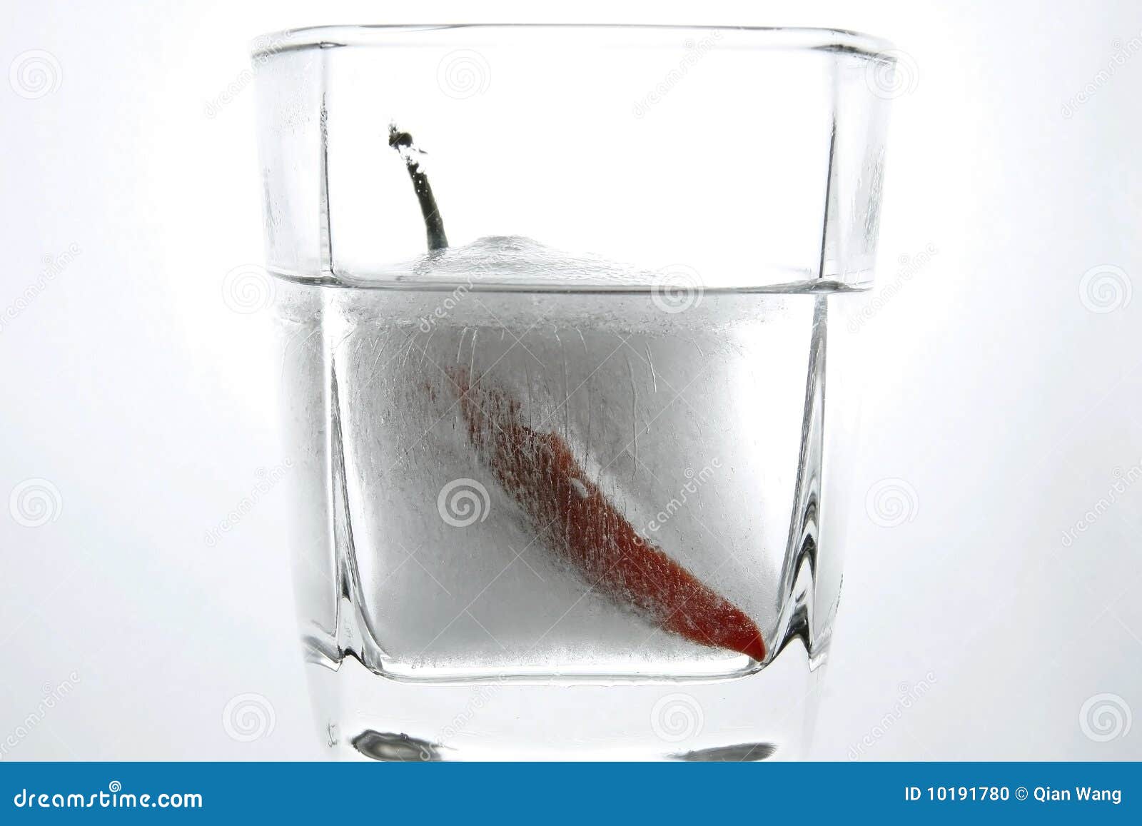 A frozen chili stock photo. Image of melt, recovery, frozen - 10191780