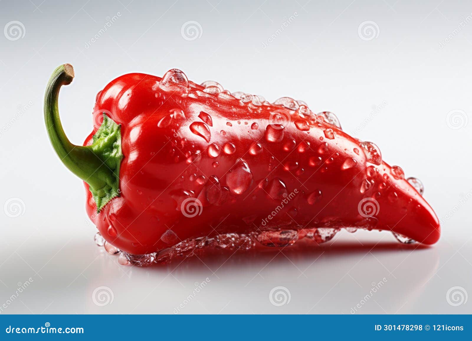 Frozen Chilli stock illustration. Illustration of cold - 301478298