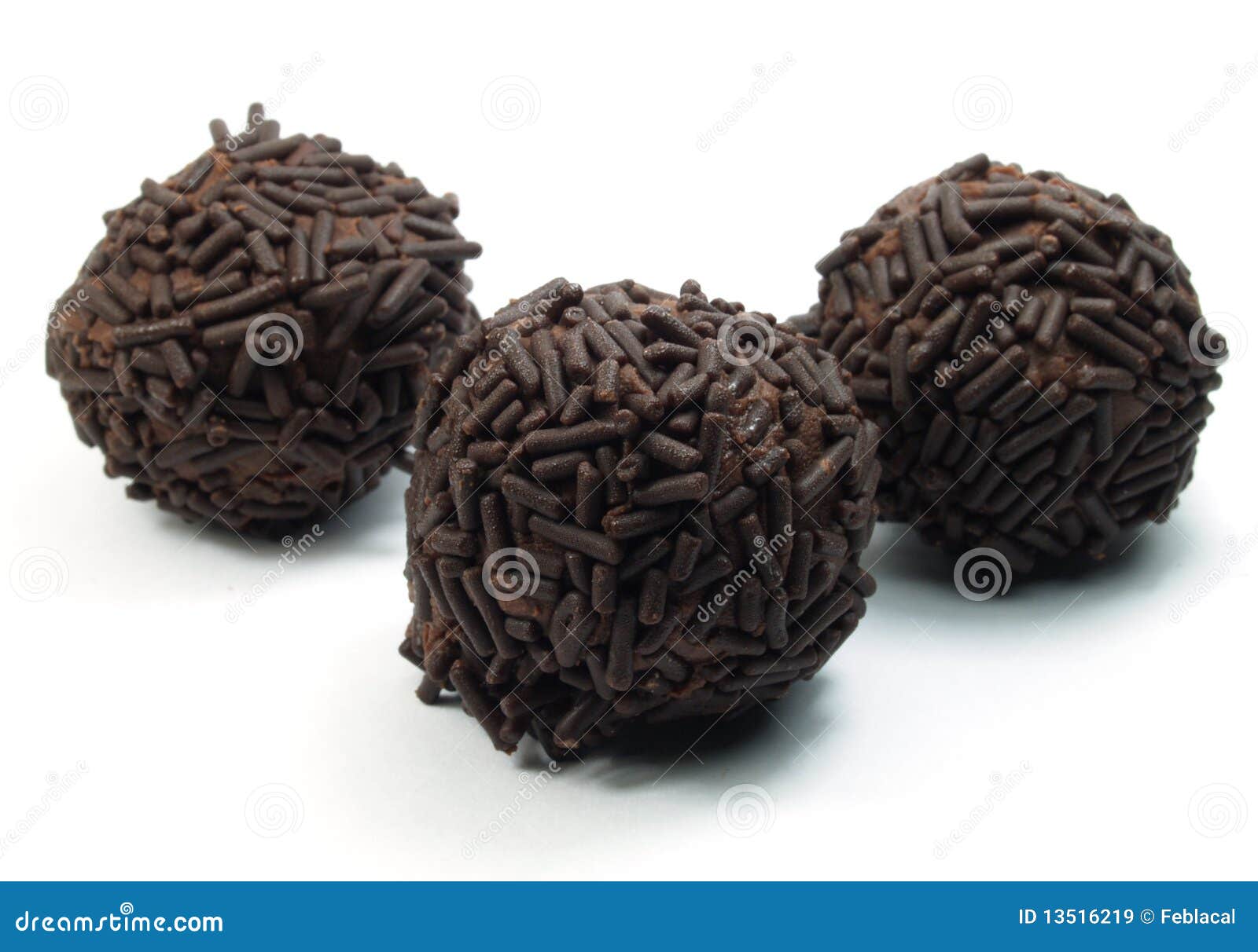 Frozen chocolate balls stock image. Image of froze, dark - 13516219