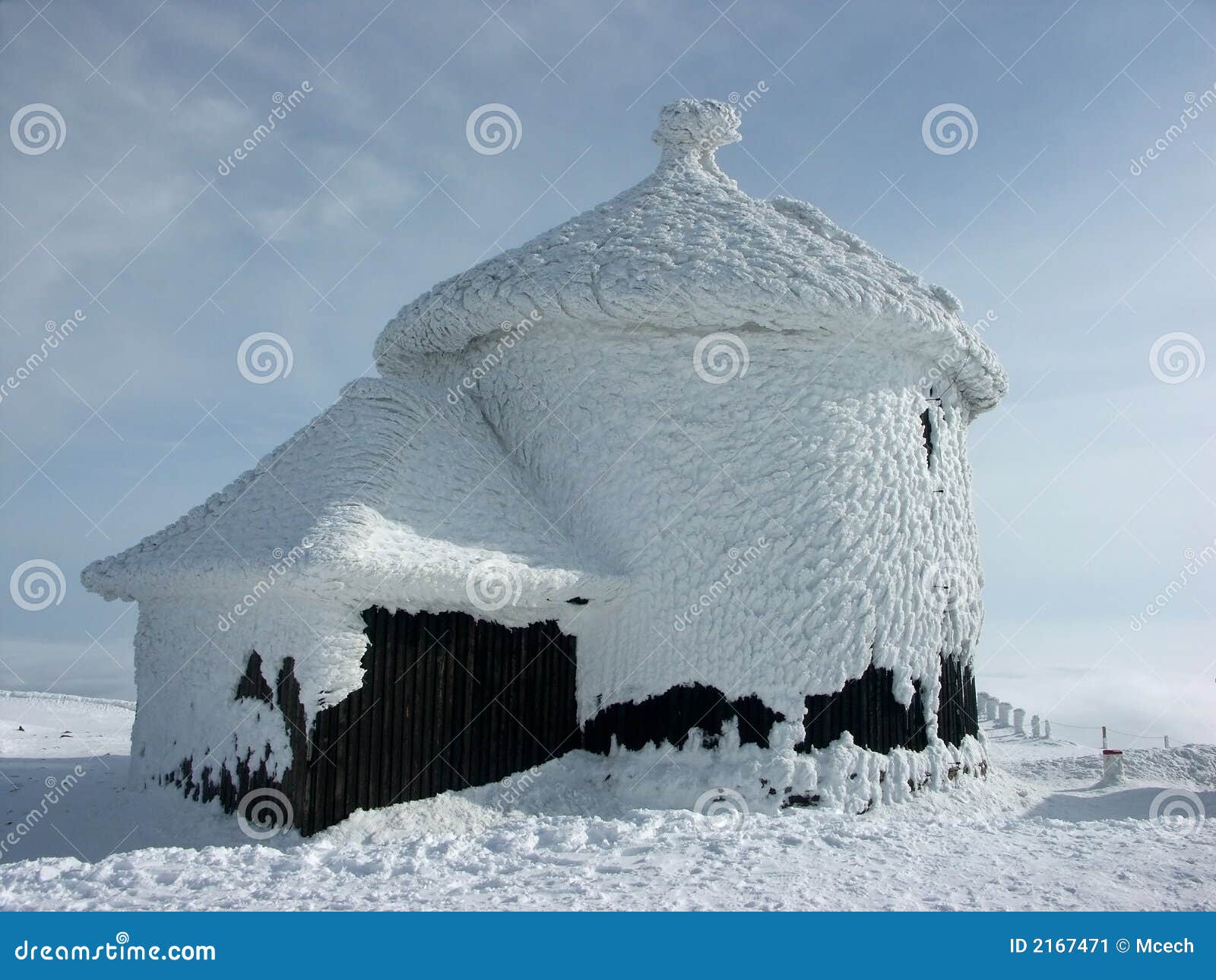 Frozen church stock image. Image of outdoor, tourism, mountainous - 2167471